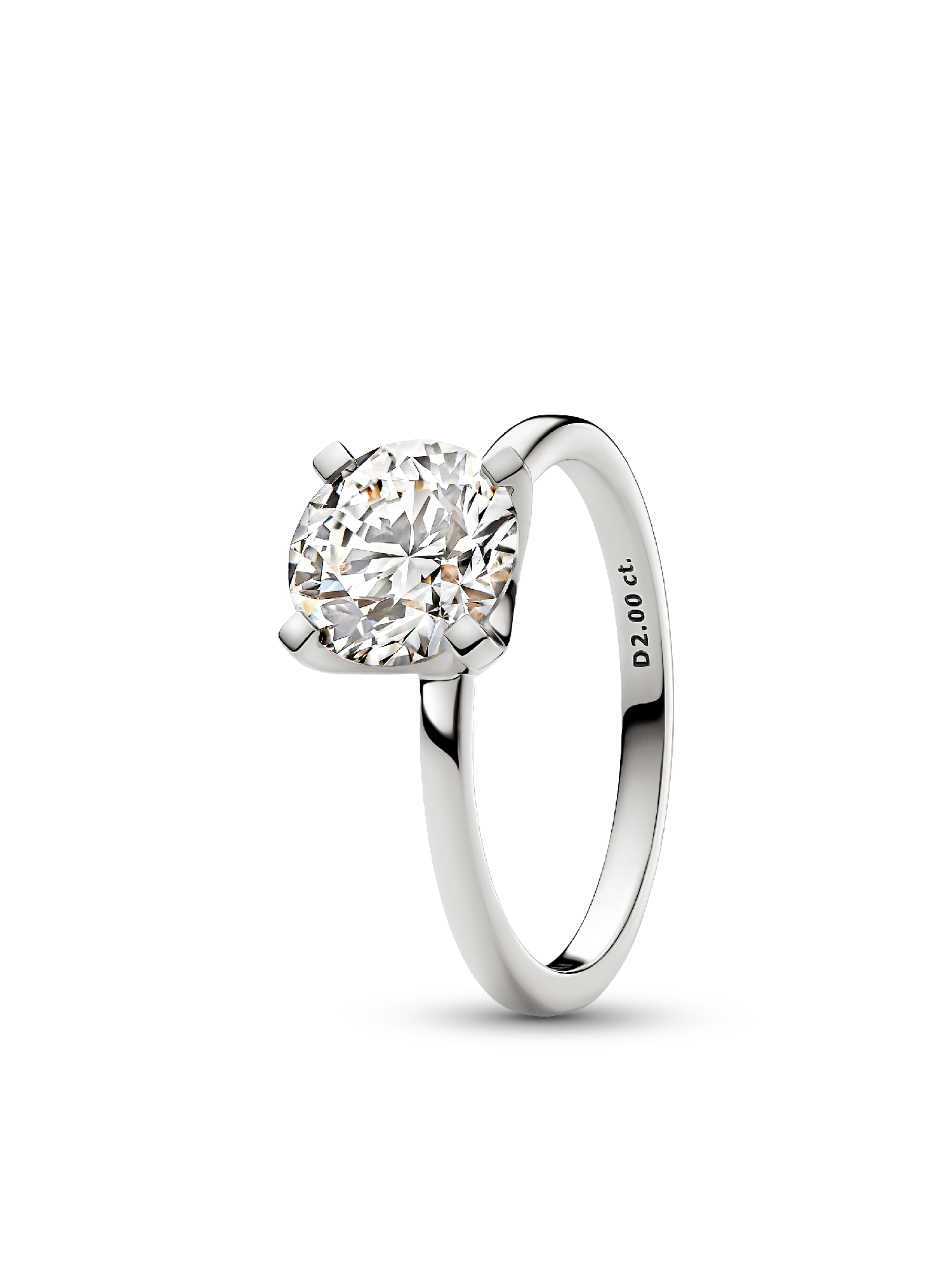 Pandora Era Lab-Grown Diamond Ring | White gold | Pandora AU