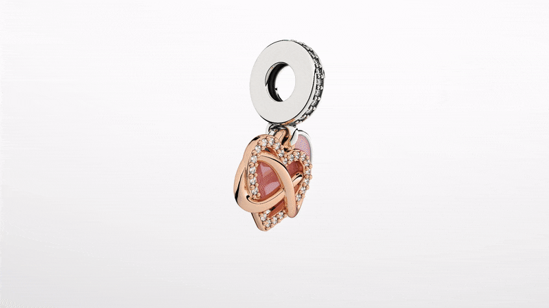 Cherry Blossom Dangle Charm | Sterling silver | Pandora AU